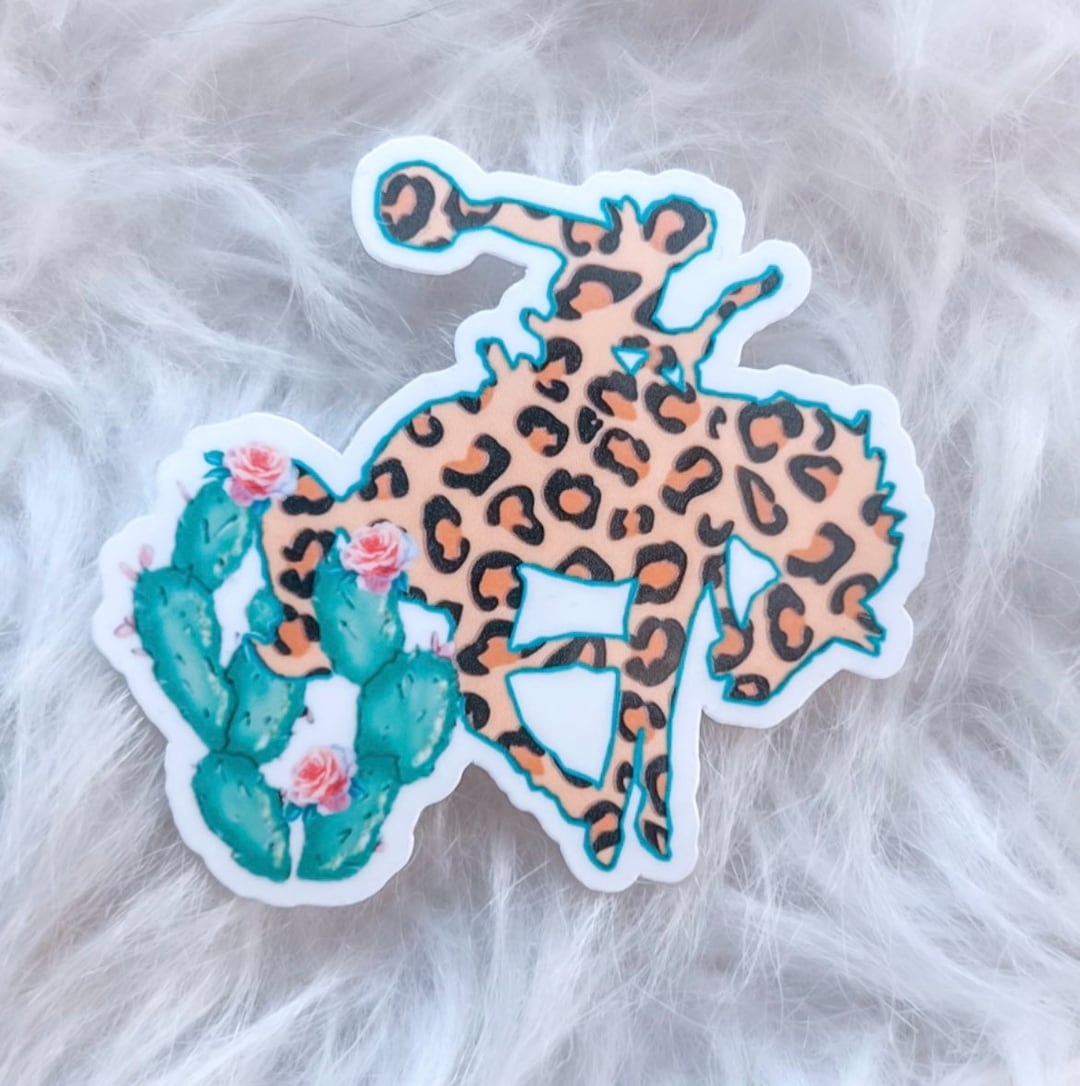 Leopard Horse/ Rodeo/ Western/ Cow/ Horse / Cowboy Sticker / Cowgirl ...