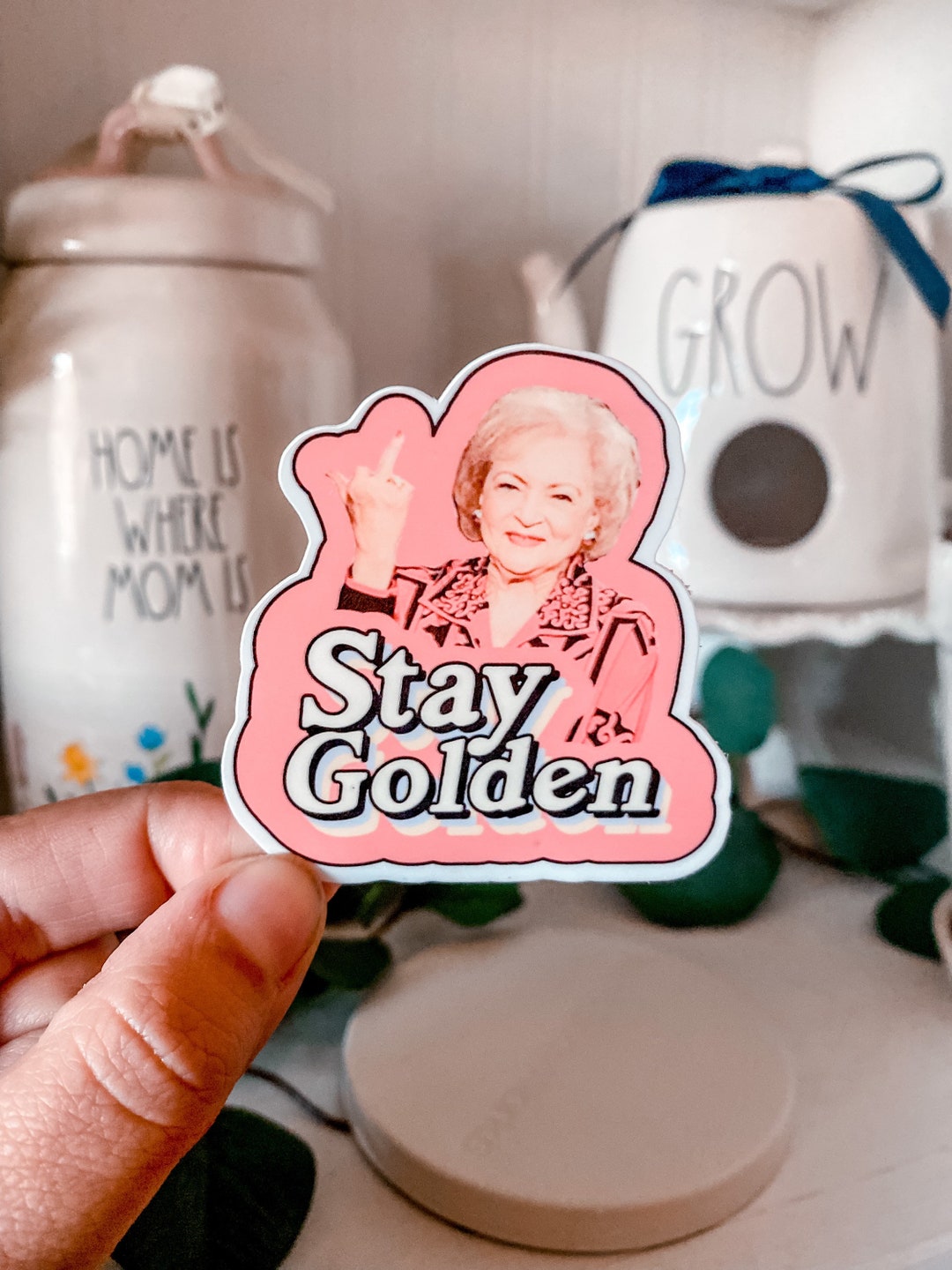 Betty White/ Betty White Sticker/ Golden Girls - Etsy