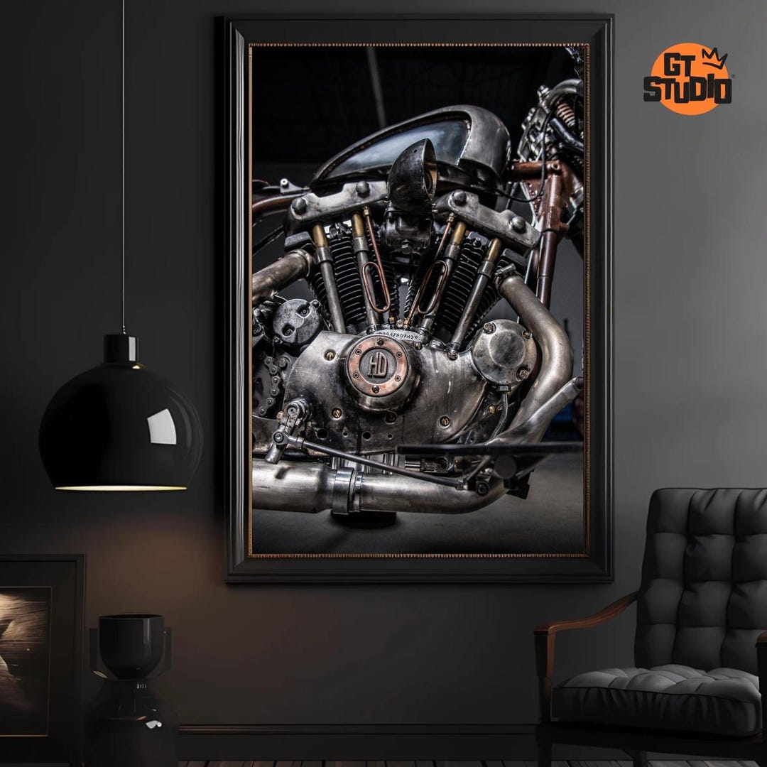 Vintage Harley Davidson Poster - Digital Download - Etsy