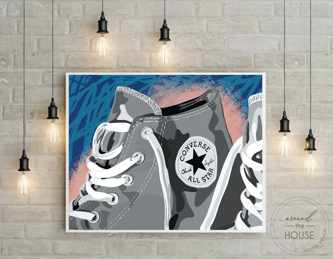 Converse 16x20 Digital Download Poster - Etsy