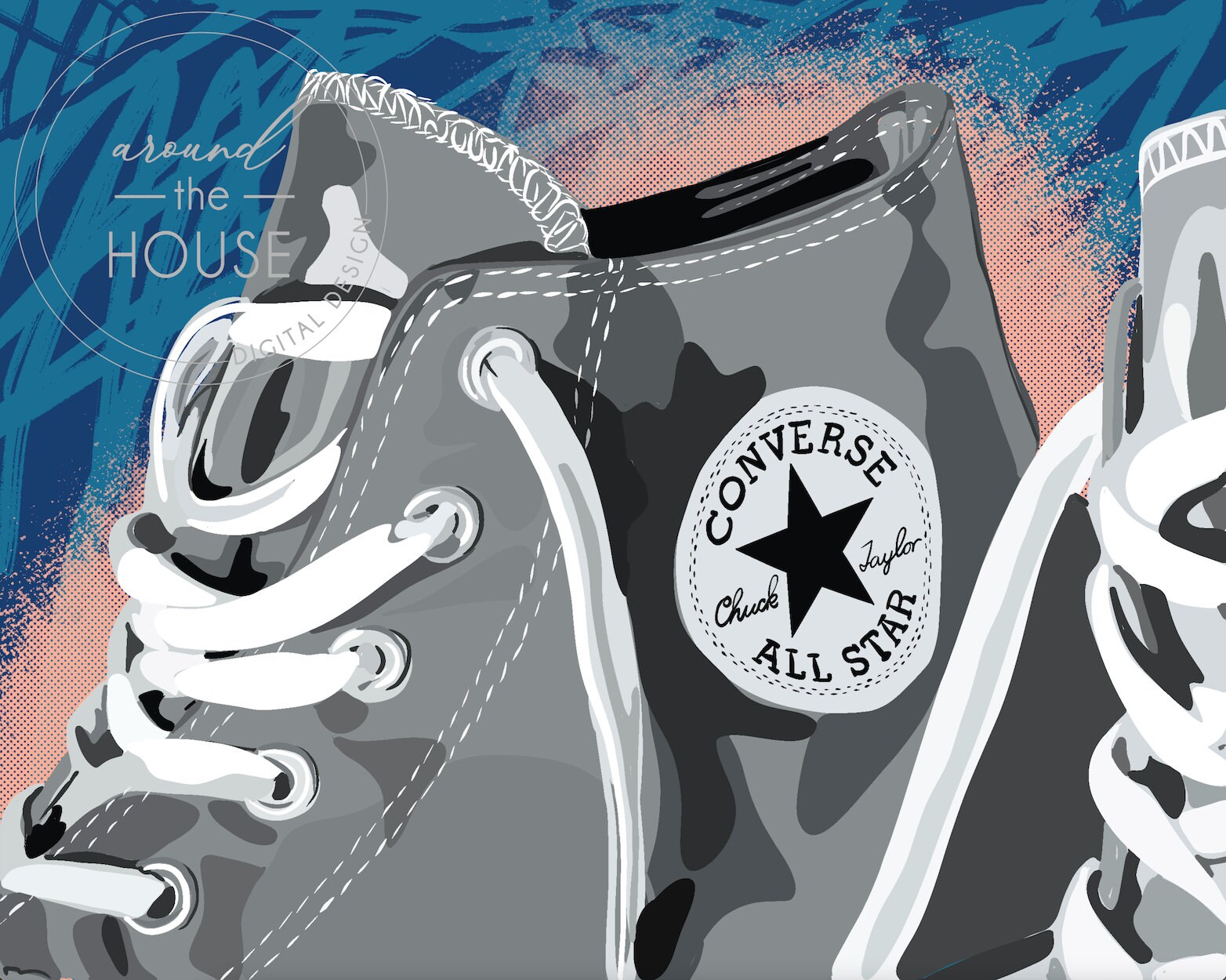 Converse 16x20 Digital Download Poster - Etsy