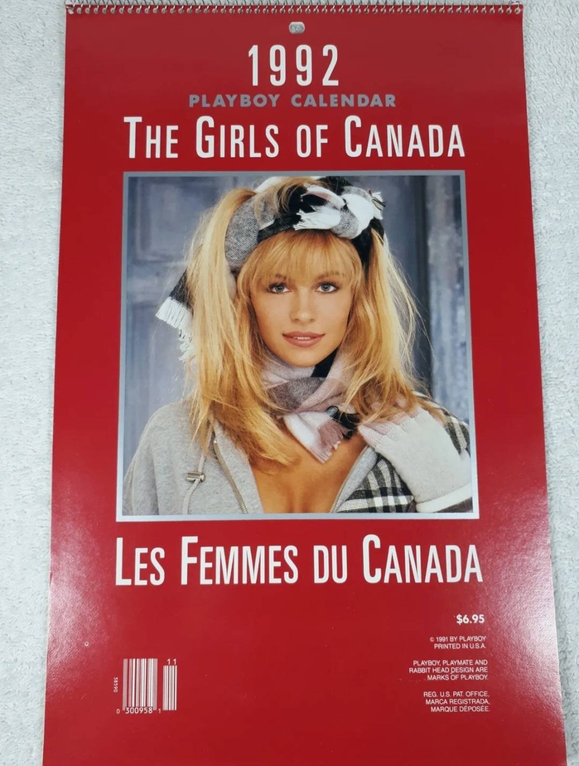 Playboy Les Filles du Canada Calendrier 1992 Pamela Anderson - Etsy France