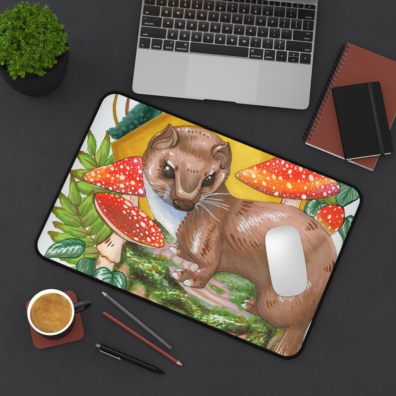 The Weasel - Desk Mat - Etsy