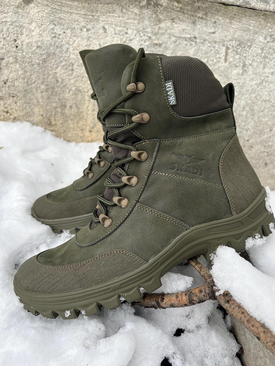 Military Winter Combat Boots of the Ukrainian Army Military Leather ...
