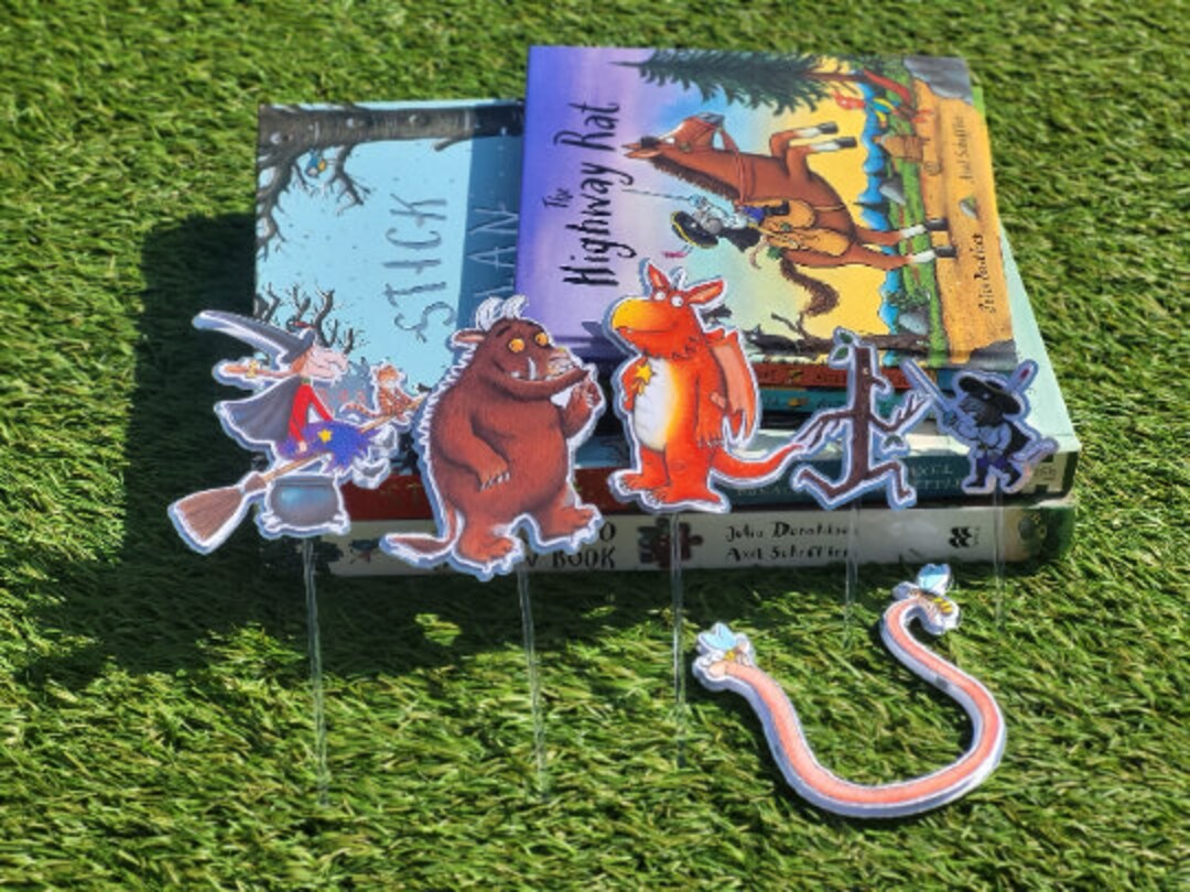 Julia Donaldson Stories Cake Topper Gruffalo Stickman Superworm Zog ...