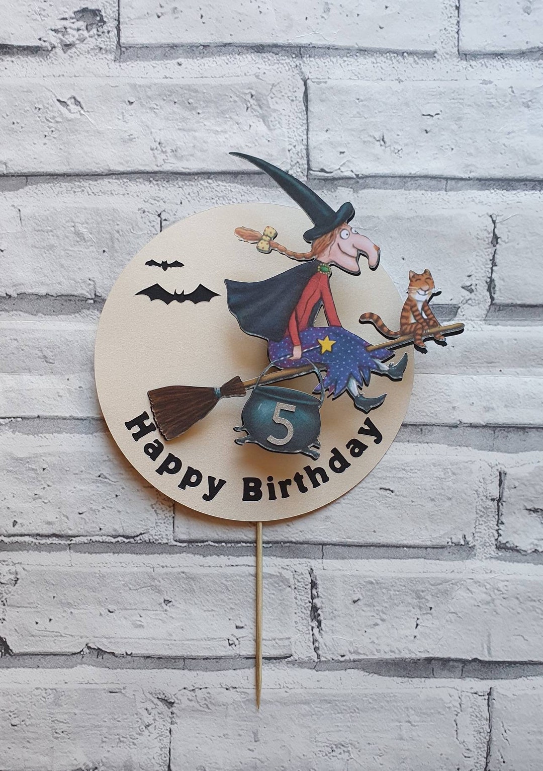 Room on the Broom Cake Topper Room on the Broom Party Cake - Etsy