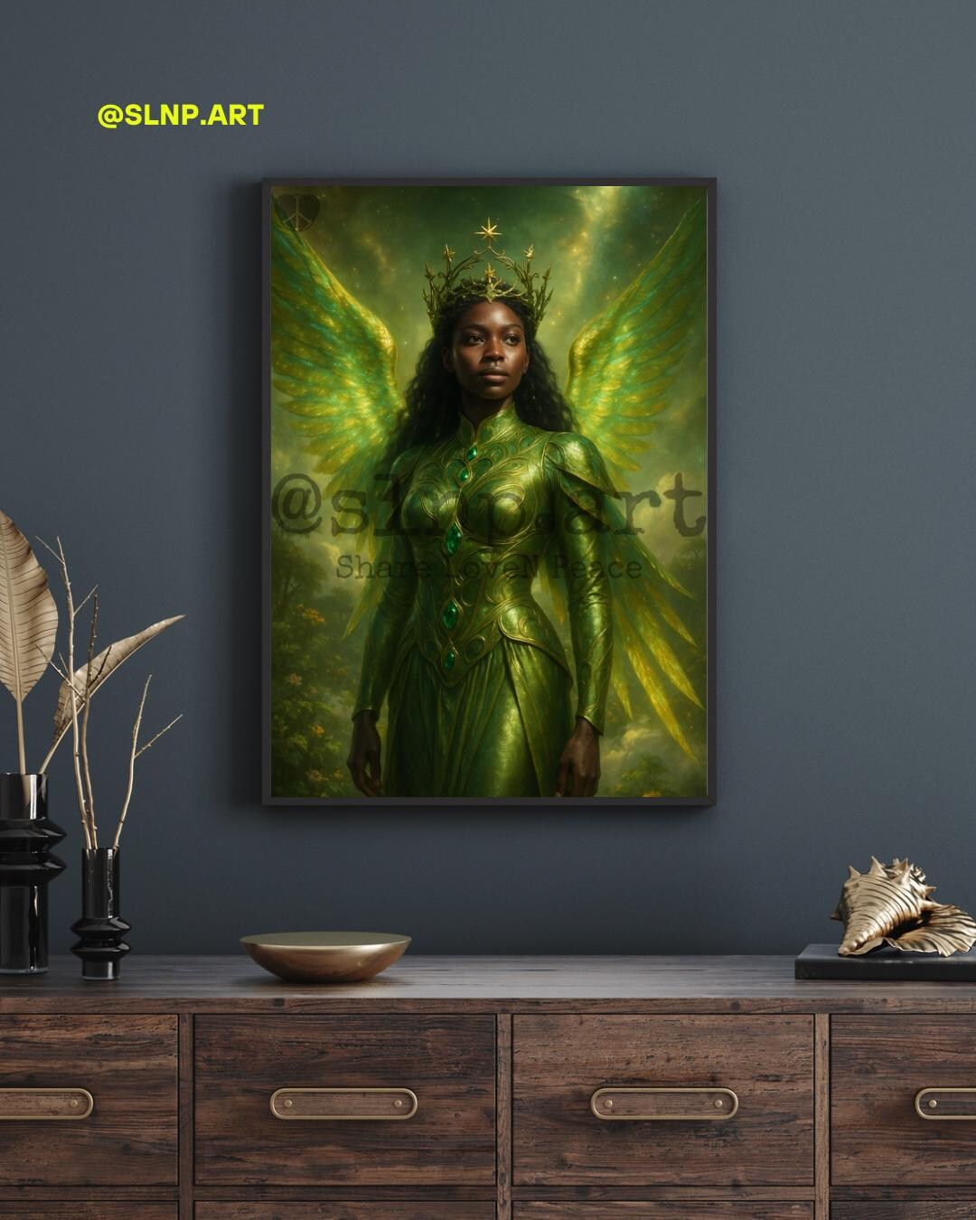 Angel of Earth – Spiritual Angel Wall Art, Digital Download, Comforting ...