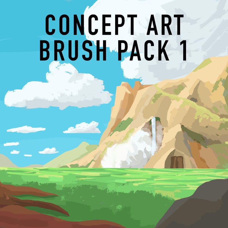 Photoshop Concept Art Brush Pack of 10 - Etsy