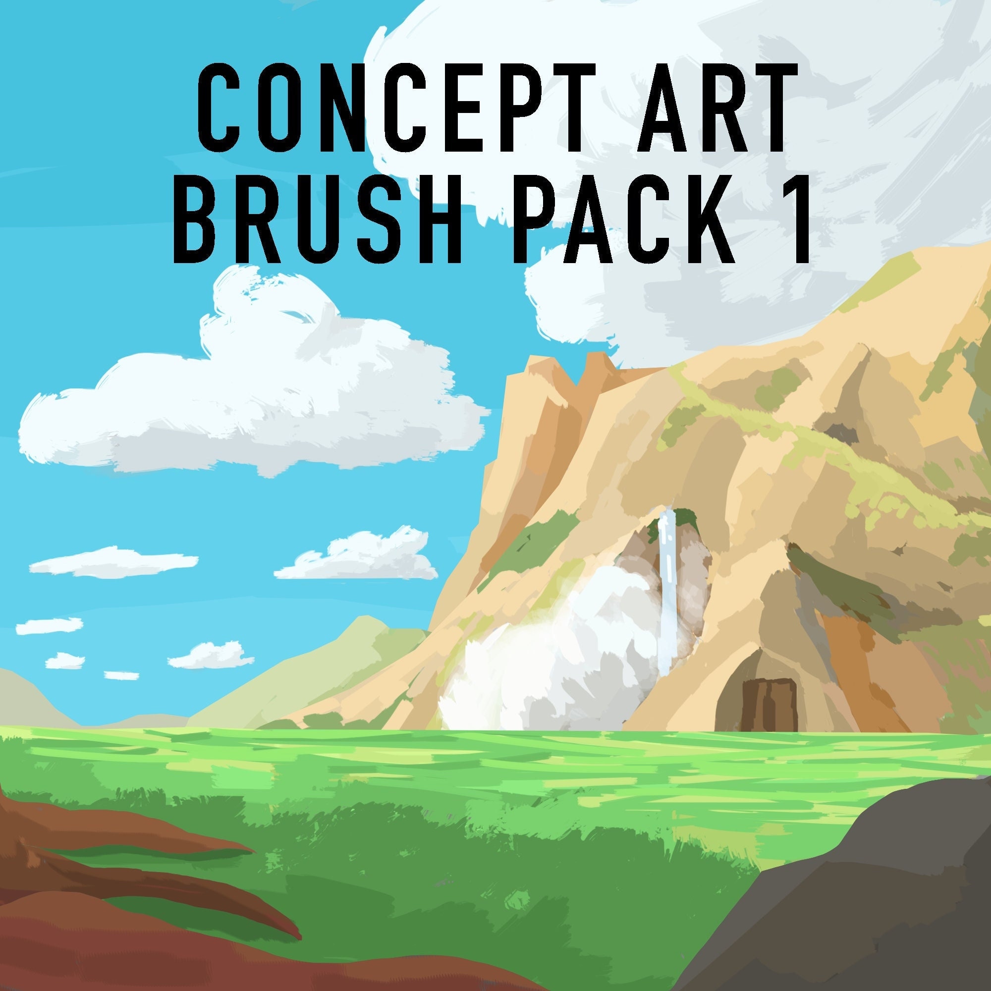 Photoshop Concept Art Brush Pack of 10 - Etsy