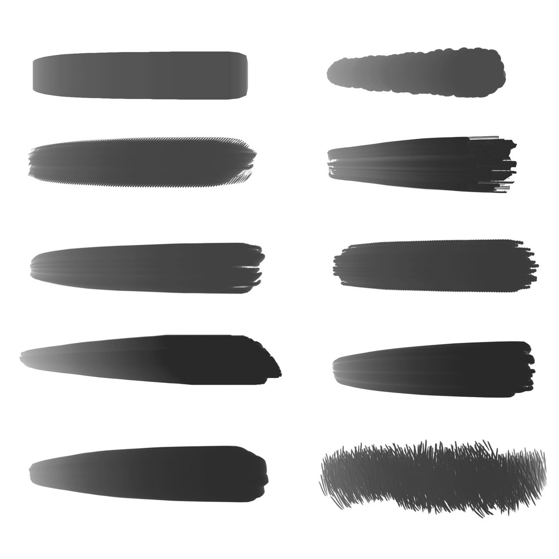 Photoshop Concept Art Brush Pack of 10 - Etsy