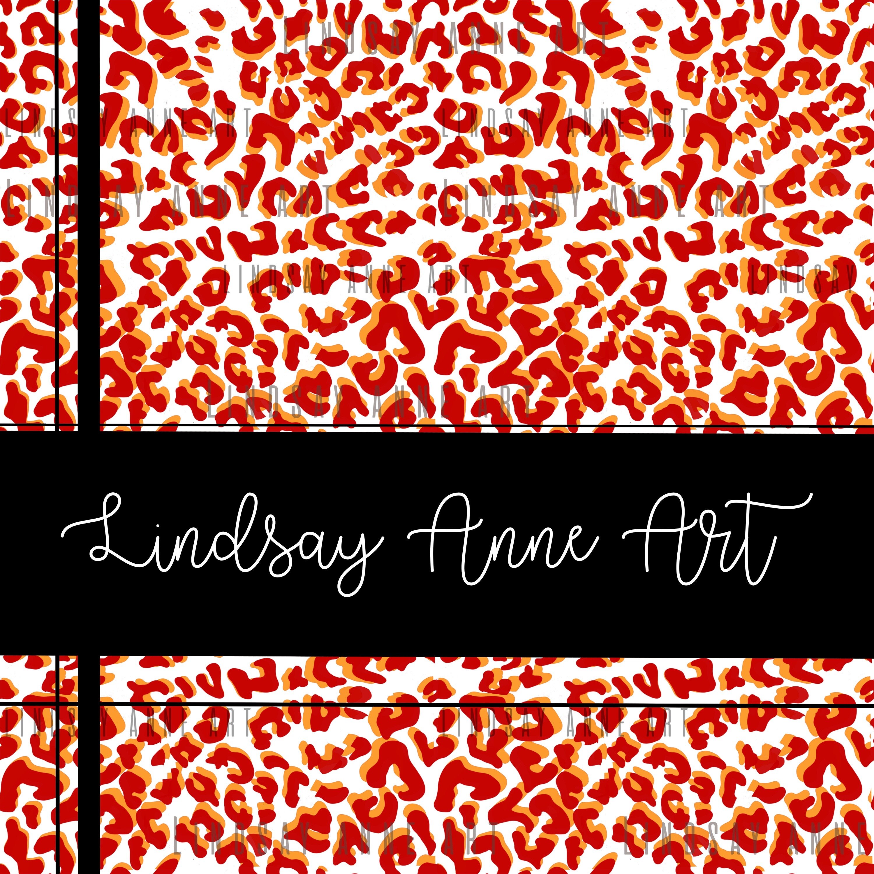 KC Chiefs Leopard Print Seamless Pattern Leopard Jpeg - Etsy