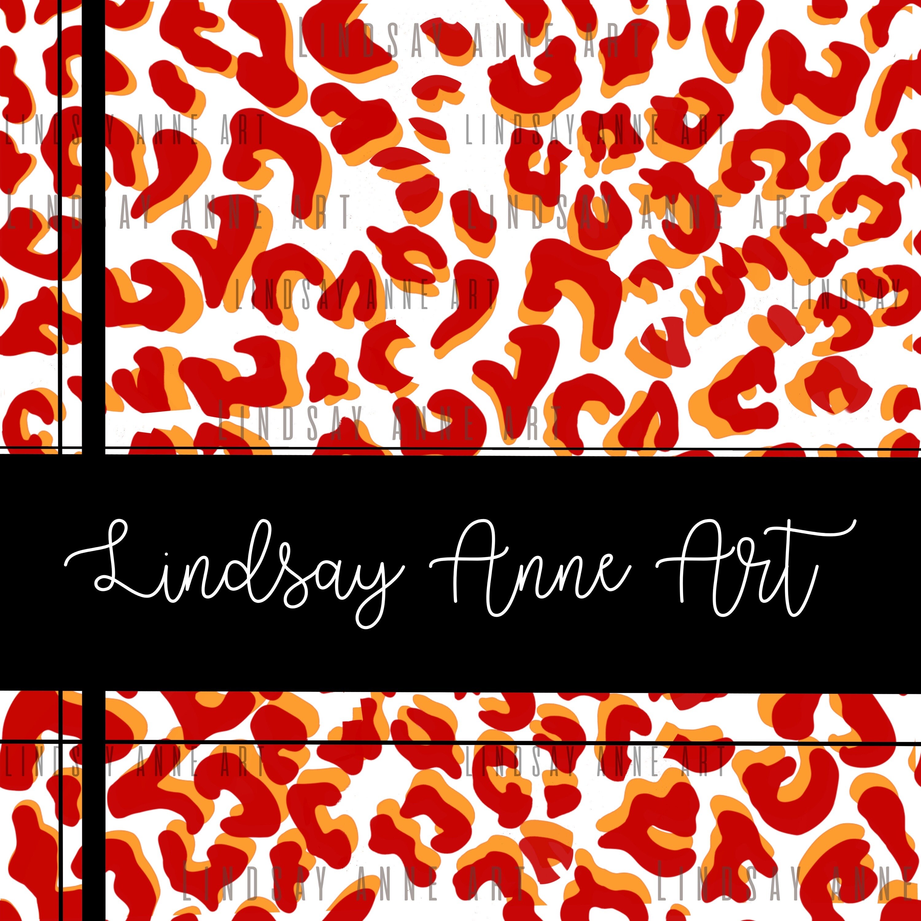KC Chiefs Leopard Print Seamless Pattern Leopard Jpeg - Etsy