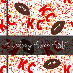 KC Chiefs Celebrate Seamless Pattern Seamless Chiefs Jpeg Football ...