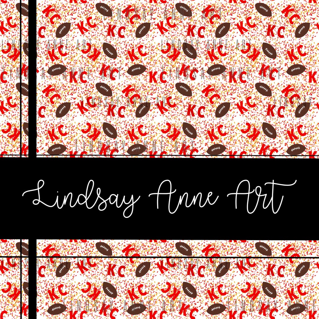 KC Chiefs Celebrate Seamless Pattern Seamless Chiefs Jpeg Football ...