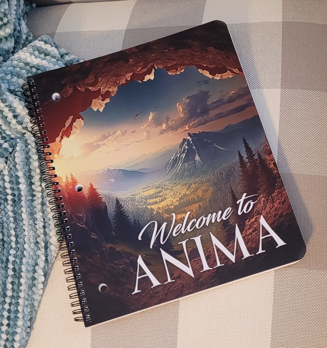 Anima World Pictorial Notebook (large) - Etsy