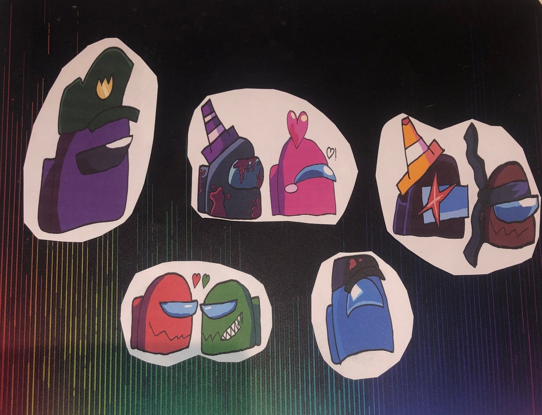 FNF Vs Impostor V4 Sticker Pack - Etsy