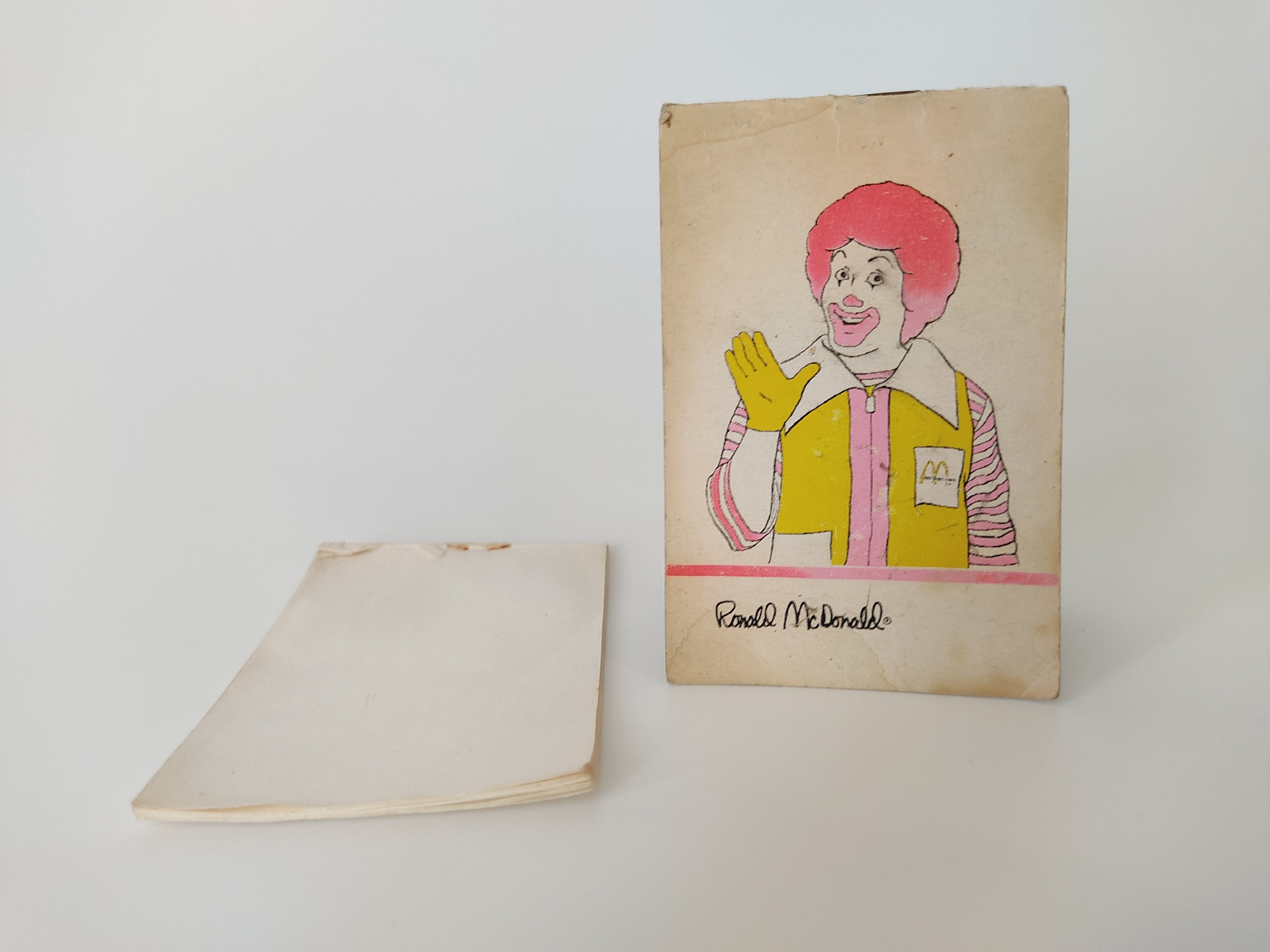 OLD MCDONALDS NOTEBOOK - Mcdonalds Relic - Mcdonalds Notebook ...