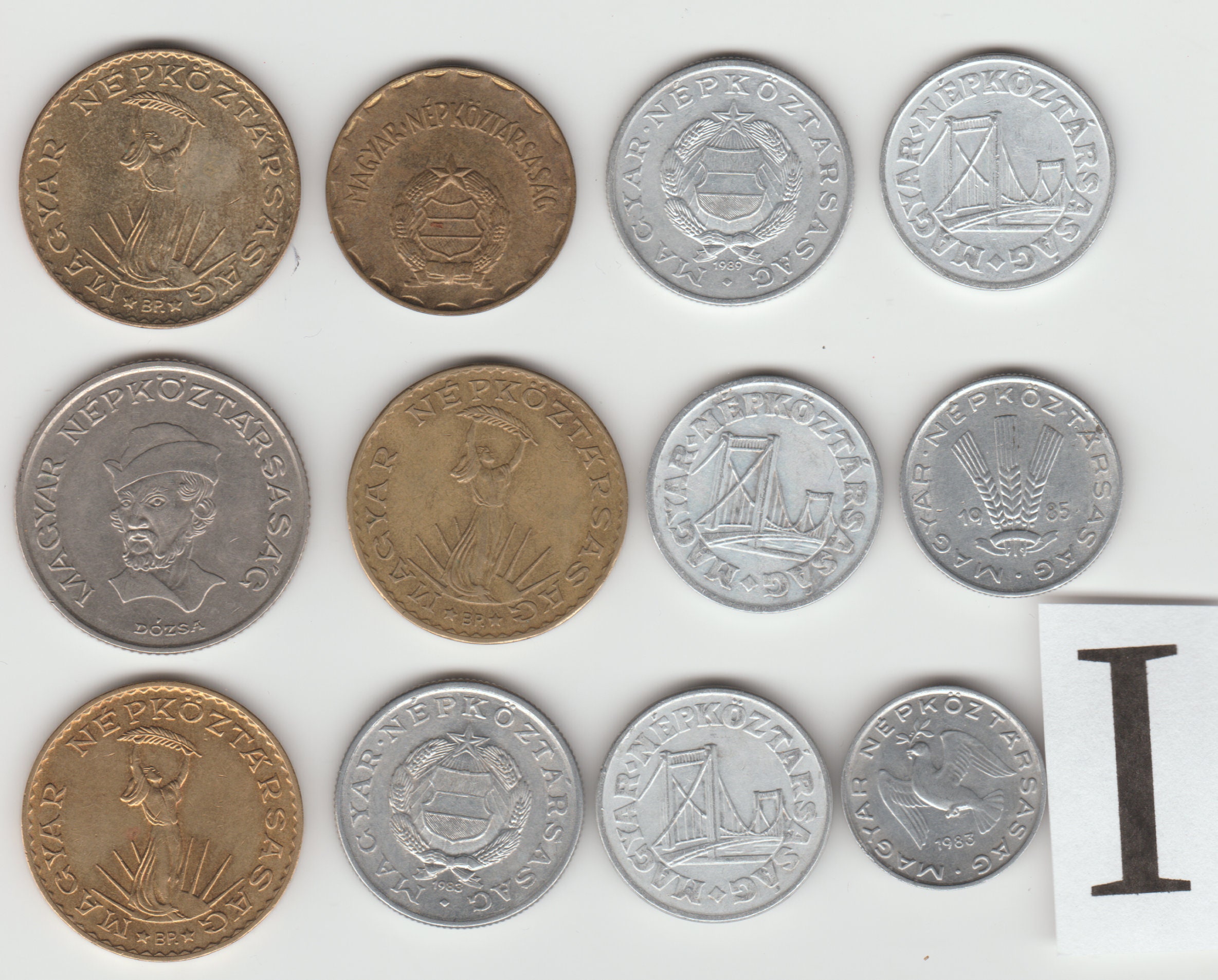 Hungary 20 , 2 Filler Coin / Forint Coin / Pengo Coin / Korona ...