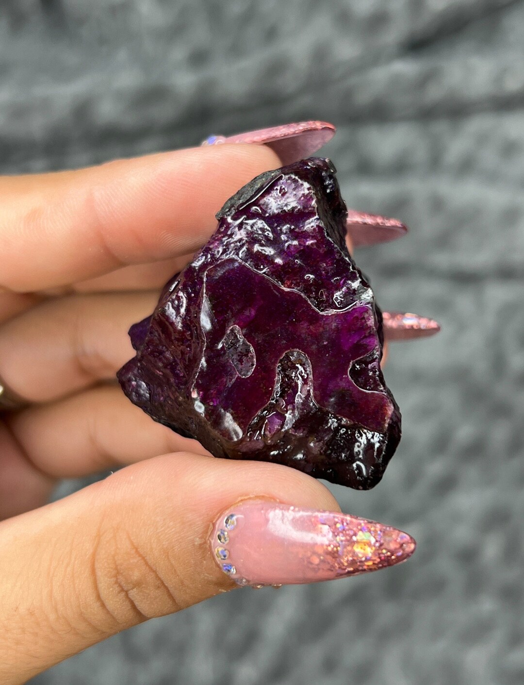 RARE Grade A+ Raw Glittery Gel Sugilite 82g From South Africa ~ Purple ...