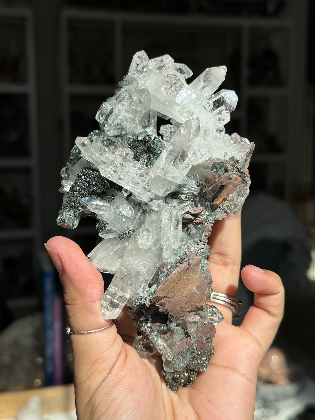 High Grade Gorgeous Pink & Green Colombian Lemurian Quartz Floater ...