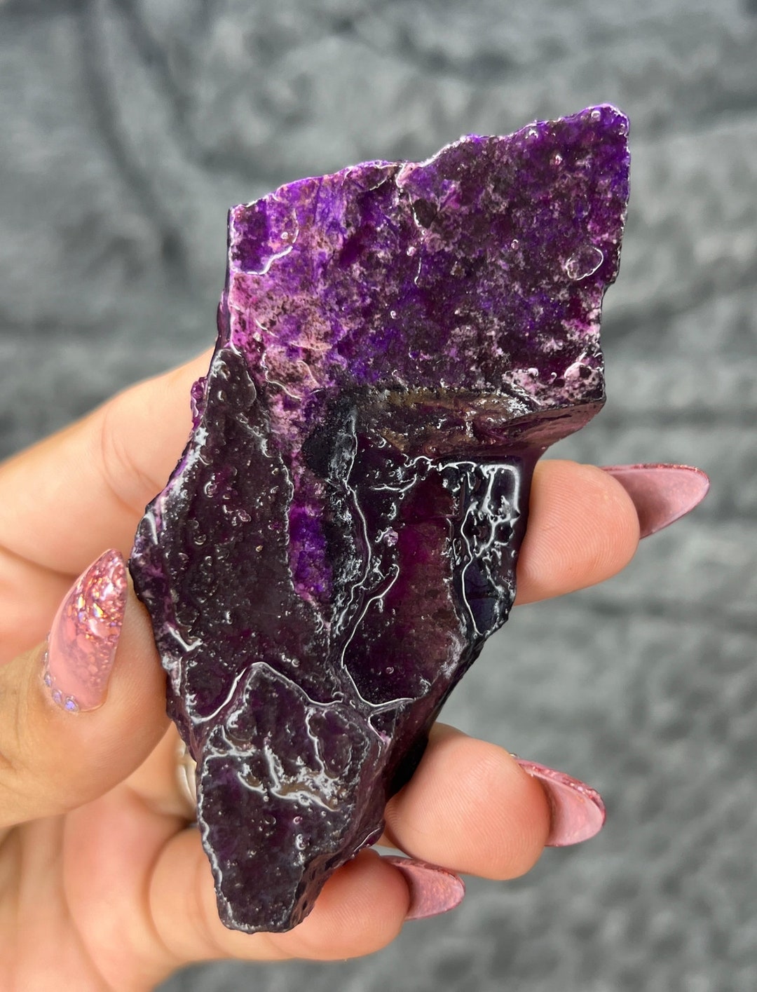 RARE Grade A+ Raw Glittery Gel Sugilite 92g From South Africa ~ Purple ...