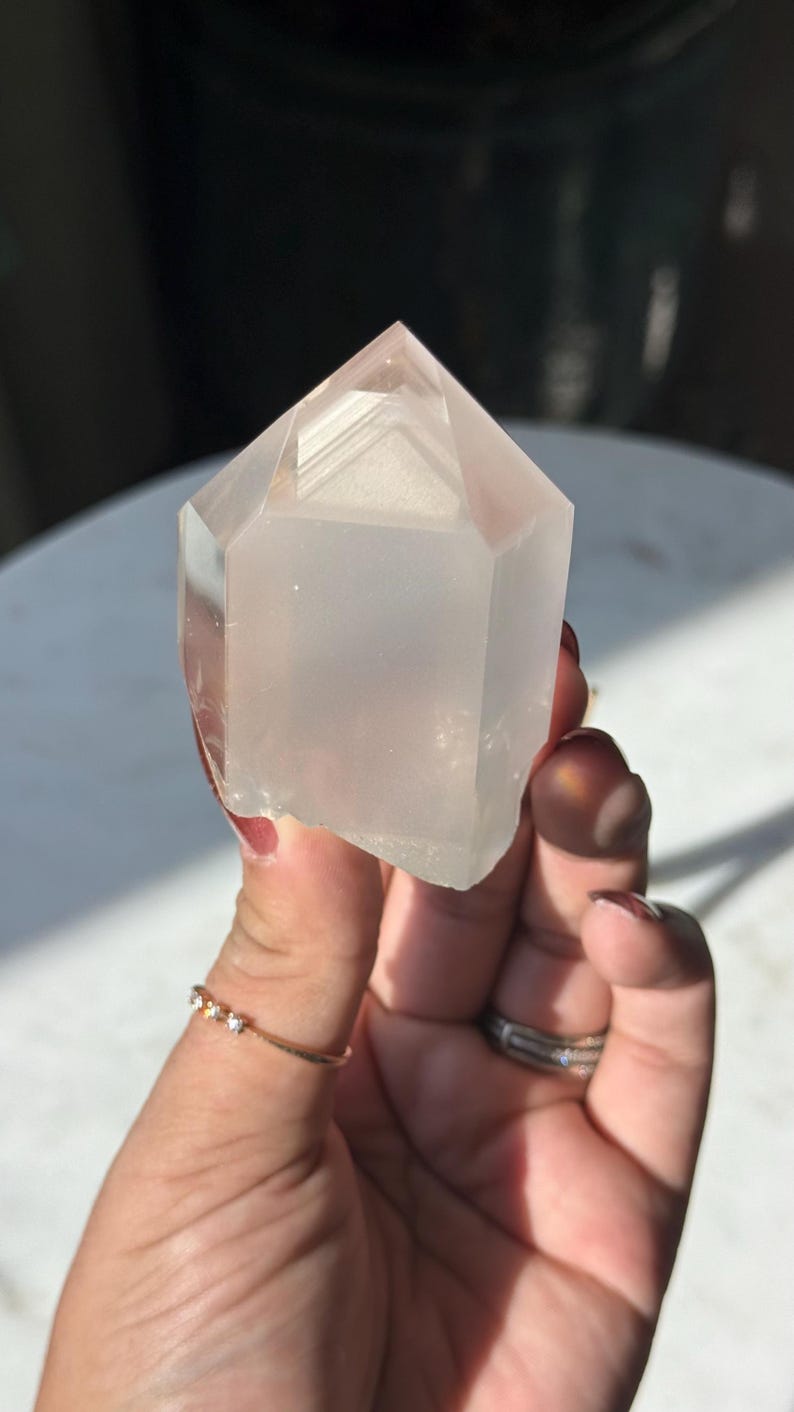 High Grade “3D” Crisp Water Clear Phantom Lemurian Quartz | 174g ...