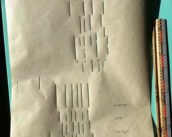 Piano Player Roll Paper & Braille Pages - Etsy