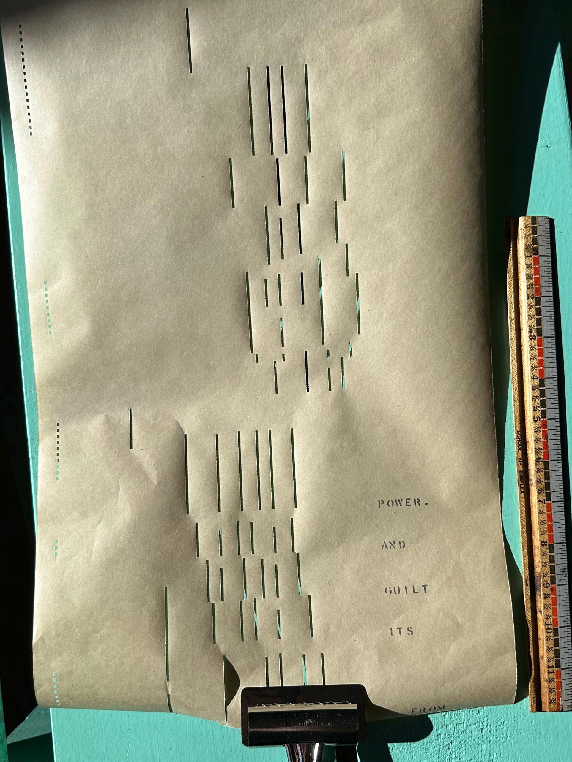 Piano Player Roll Paper & Braille Pages - Etsy