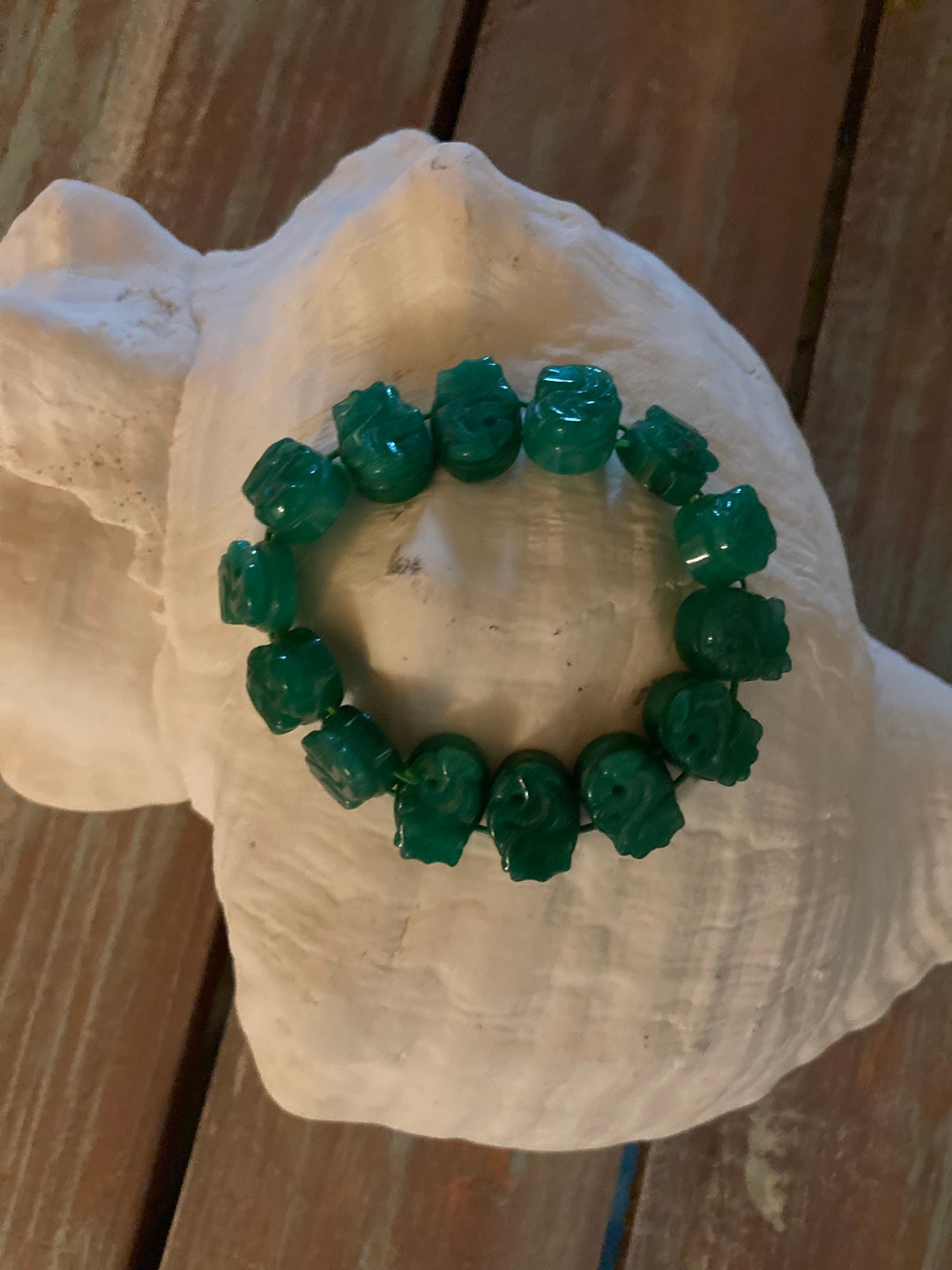 Vintage Jade Carved Dragon Bracelet - Etsy