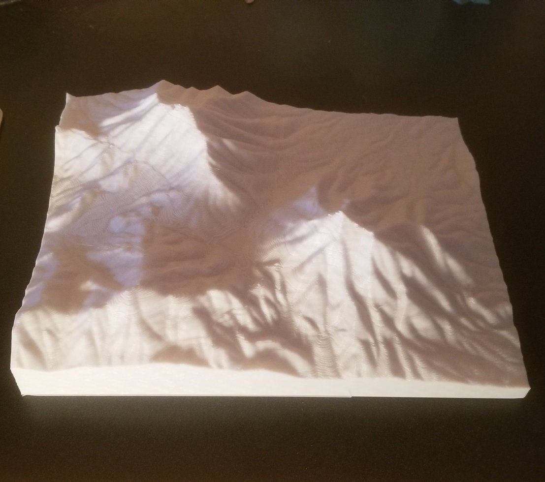 Large Custom 3D Printed Map - Etsy Canada