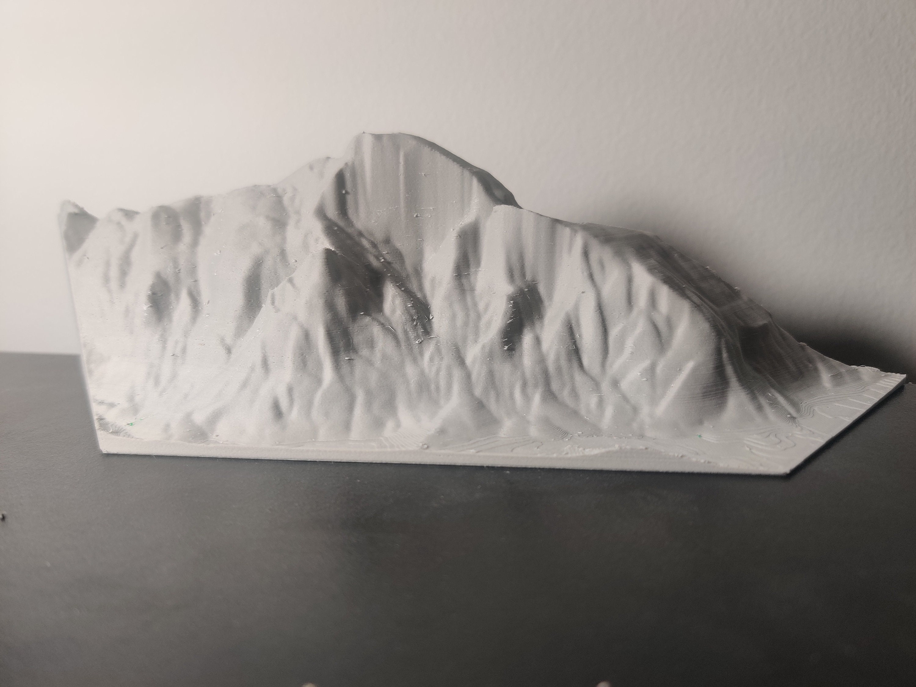 Custom 3D Printed Topographic Maps - Etsy