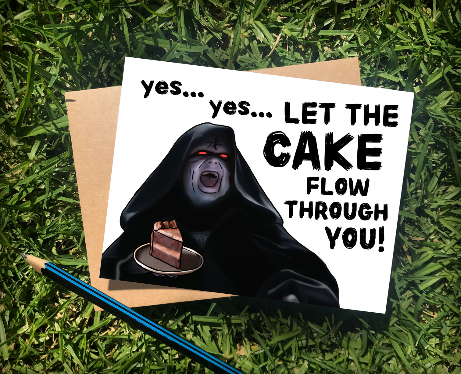 Star Wars Emperor Palpatine Birthday Card - Etsy