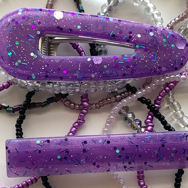 Purple Hair Piece - Etsy