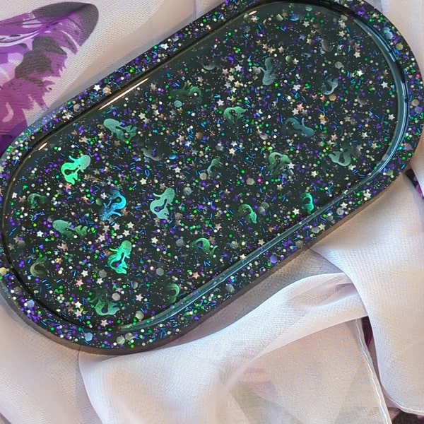 Resin Mermaid Tray - Etsy