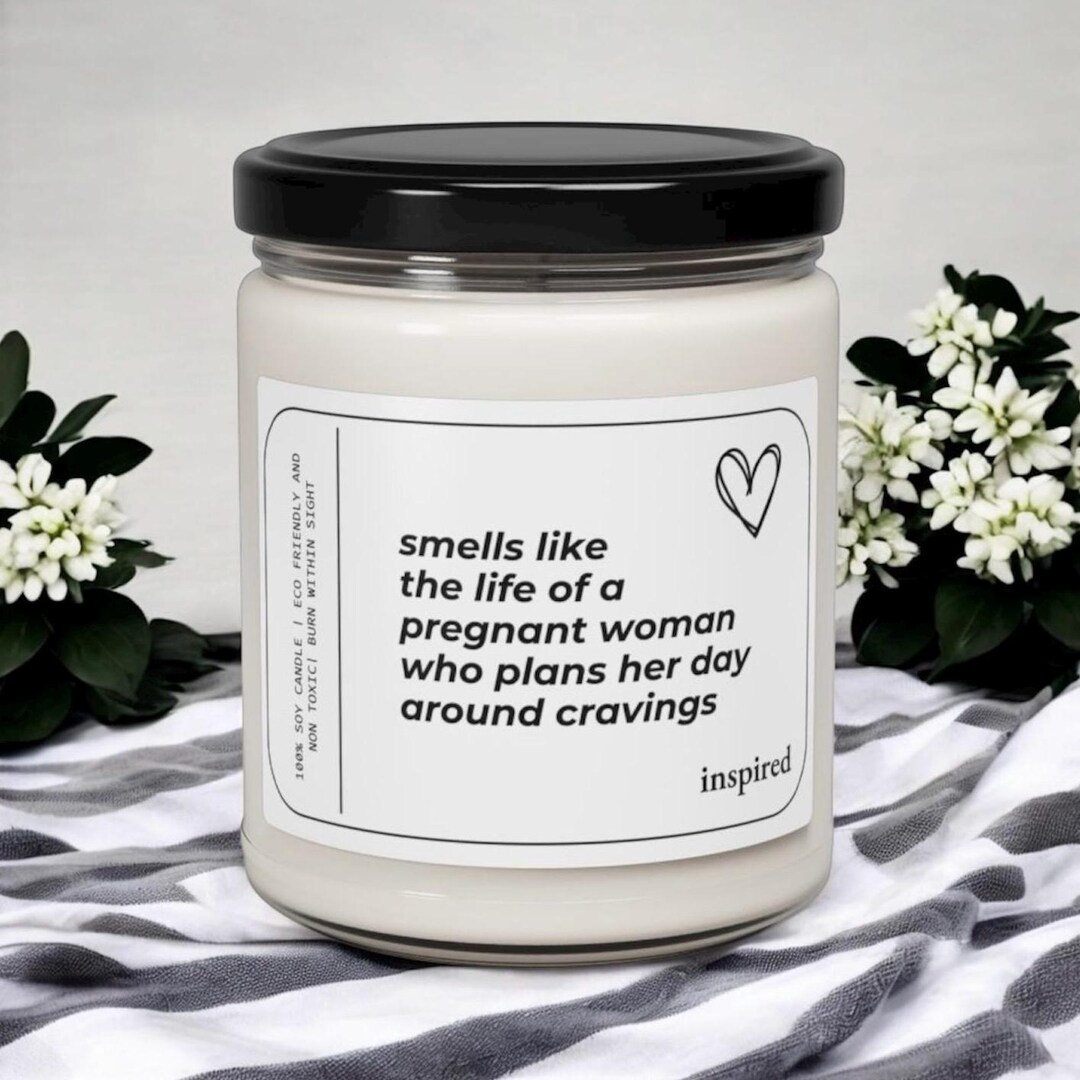 Funny Pregnancy Candle for Pregnant Friend Baby Shower Candle Newly ...