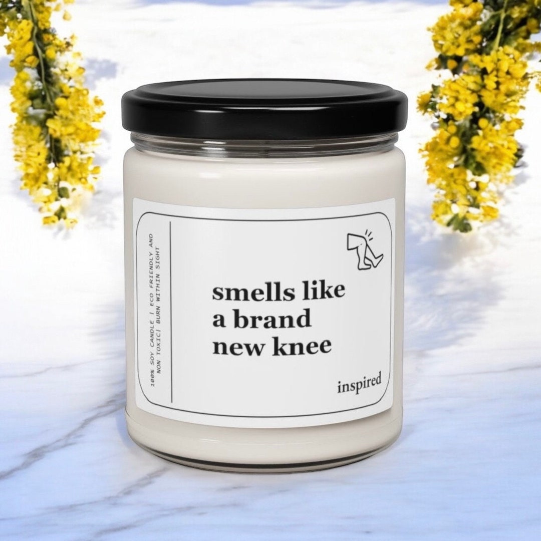 Knee Surgery Gift After Surgery Speedy Recovery Candle Funny Get Well ...