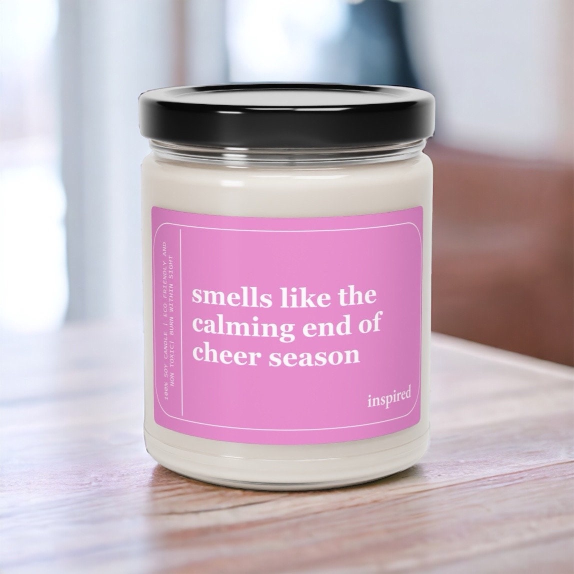 Cheer Coach Award Ceremony Candle Gift From Favorite Cheerleading Team ...
