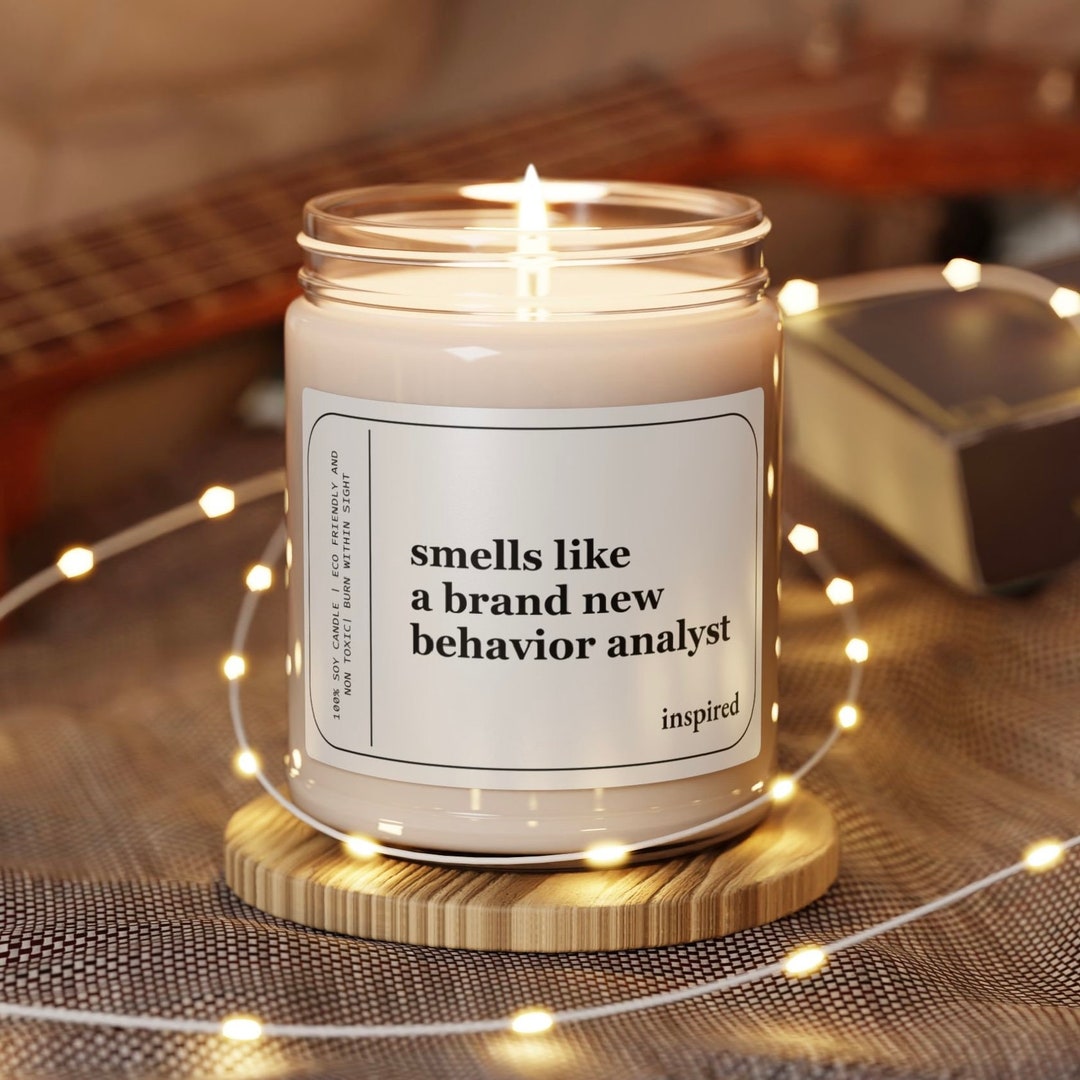 BCBA Gifts Autism Teacher Gift Special Ed Behavior Analyst Candle ...