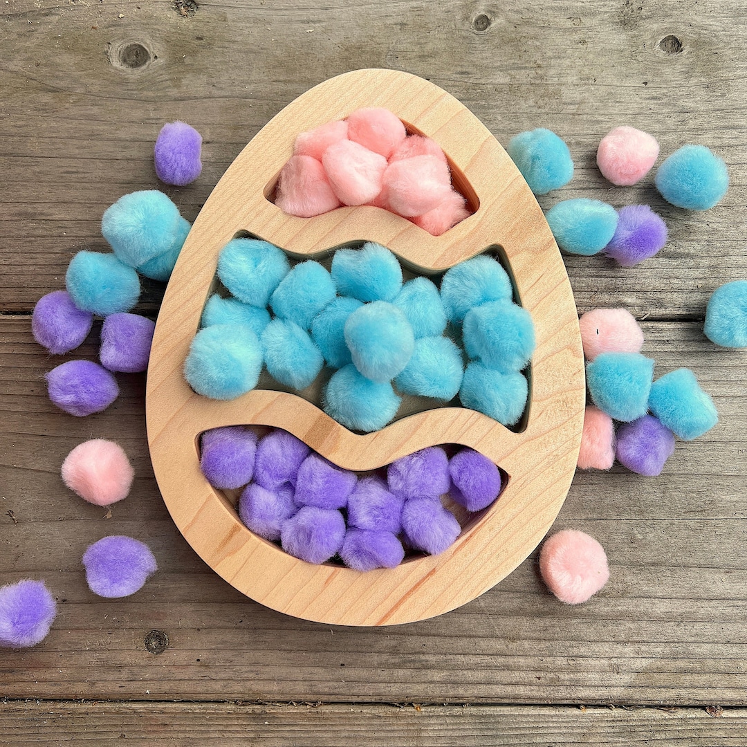 Easter Egg, Sorting Tray, Easter Basket Filler, Easter Gift for Kids ...