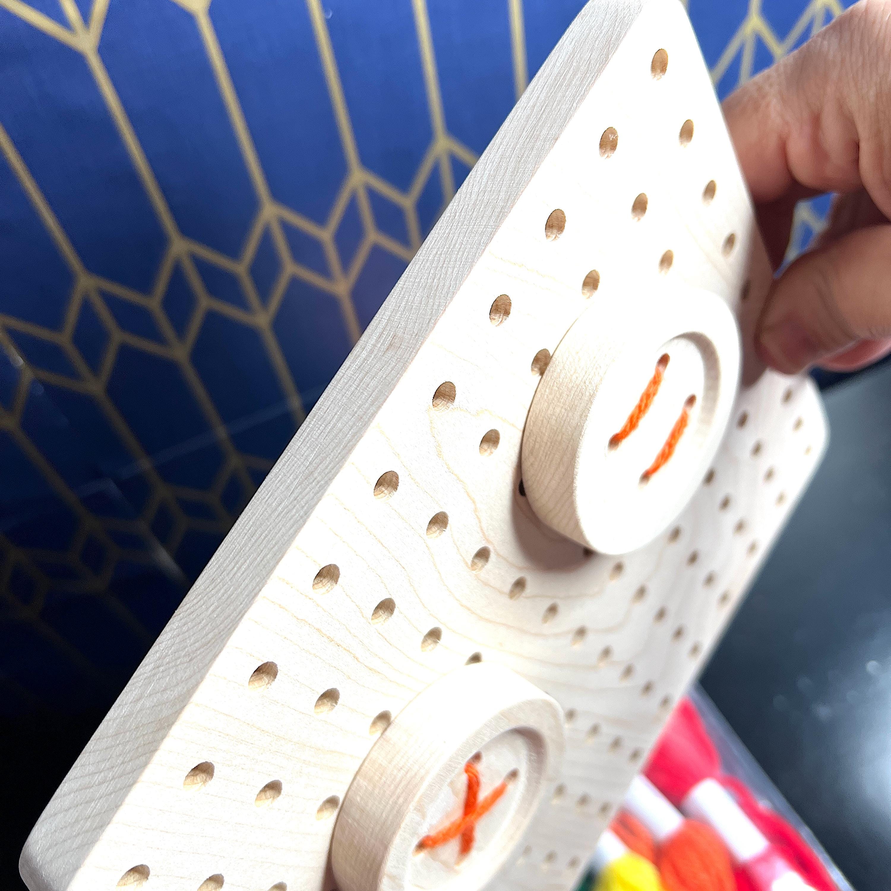 Sewing Activity, Lacing Board for Montessori Sewing, Learn to Sew ...