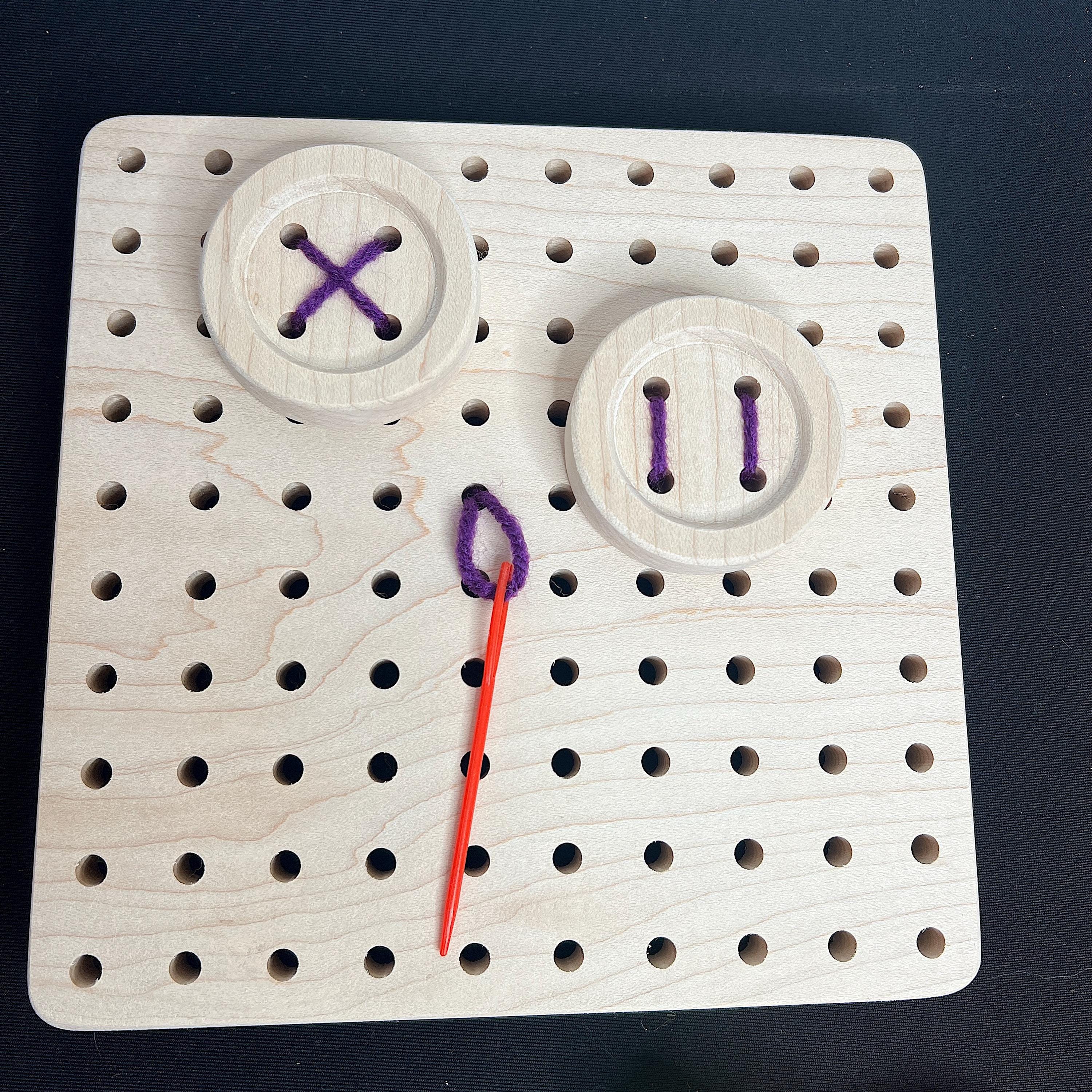 Sewing Activity, Lacing Board for Montessori Sewing, Learn to Sew ...