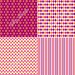 Vibrant Purple, Orange, Pink Paper Pack | Printable Digital Paper ...