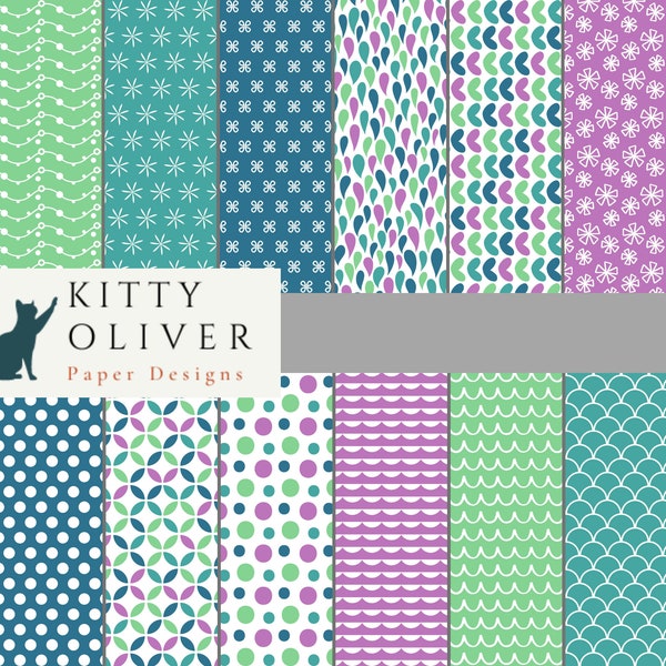 Purple Turquoise - Etsy