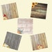 Wood Backgrounds W Autumn Watercolor Elements | Printable Digital Paper ...