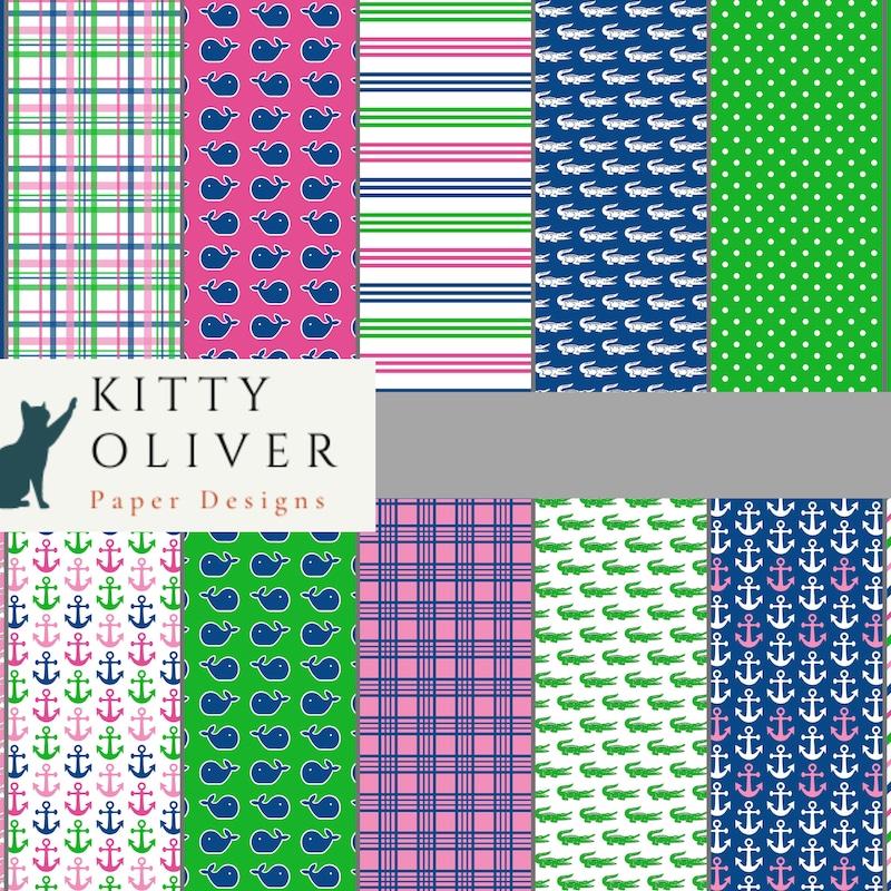 Preppy Paper - Etsy