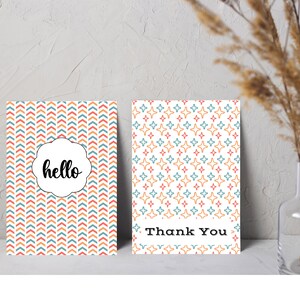 Fun Coral, Orange, Soft Teal Digital Paper Pack | Printable Digital ...