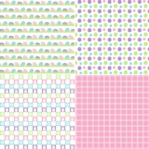 Pastel Easter Digital Paper Pack W Bunnies, Eggs and Flowers ...