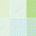 Light Blue and Green Digital Paper Pack Printable Digital Paper ...
