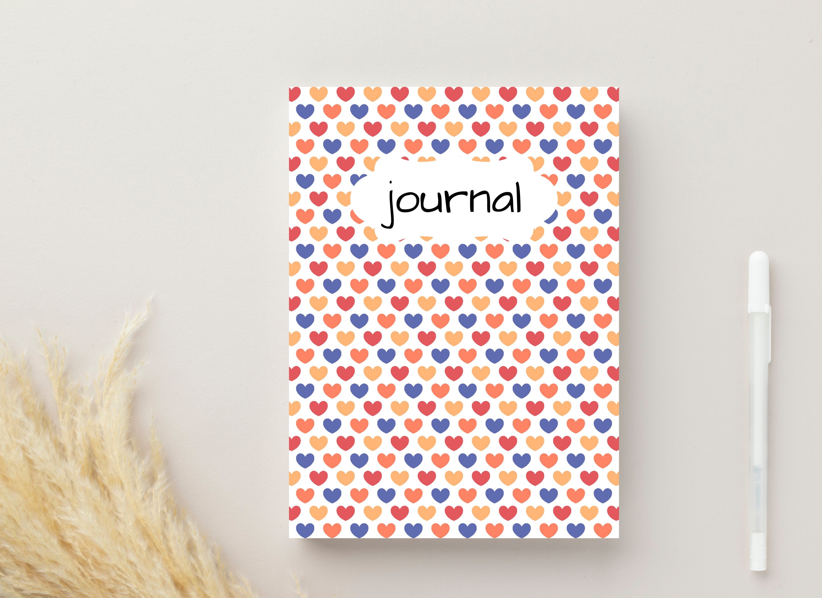 Blue, Orange, Red Digital Paper Pack | Printable Digital Paper Download ...