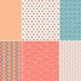 Fun Coral, Orange, Soft Teal Digital Paper Pack | Printable Digital ...